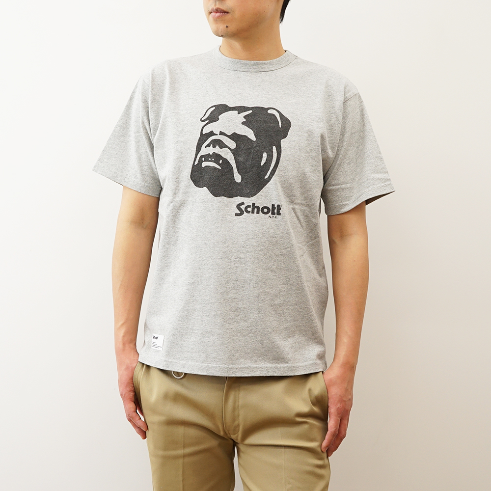 Schott（ショット） ステンシル ブルドッグT【7824134008】 - ROBIN JEANSBUG (ロビン ジーンズバグ ...
