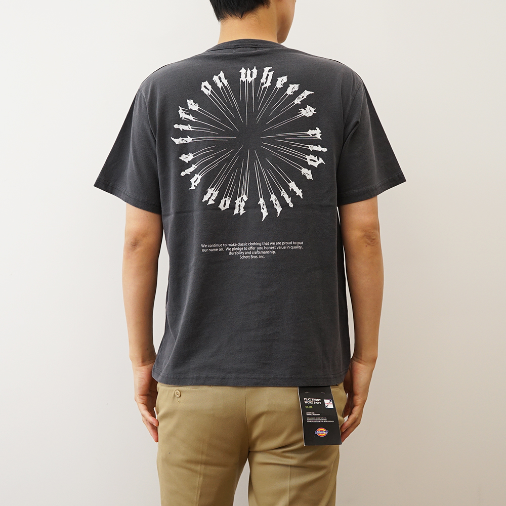 Schott（ショット） メッセージホイール Tシャツ【7824134022】 - ROBIN JEANSBUG (ロビン ジーンズバグ ...